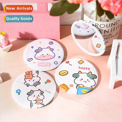 Cartoon calf makeup mirror girls creative mini vany mirror s