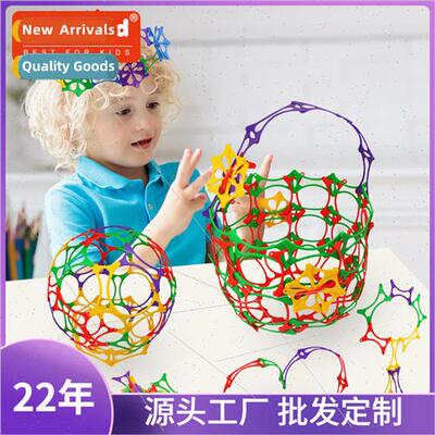Toys Puzzle flower basket blocks DIY desktop bulk toys devel