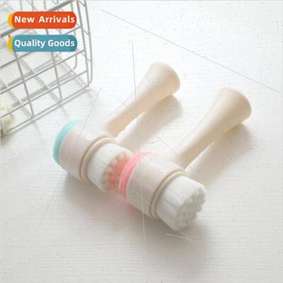 licone double sided soft bristles face wash brush 3D manual