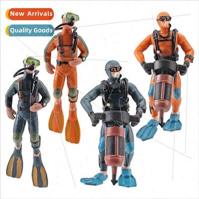 Diver model mini undersea exploration survey frogman doll sc