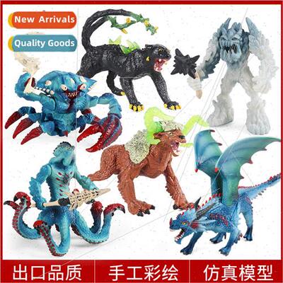 Warcraft Solid Panther Monster Stone Cow Monster Ice Demon M