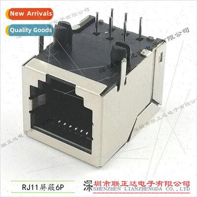 Crystal Block RJ11 Phone ne Socket 623K wh Shield RJ45 Port