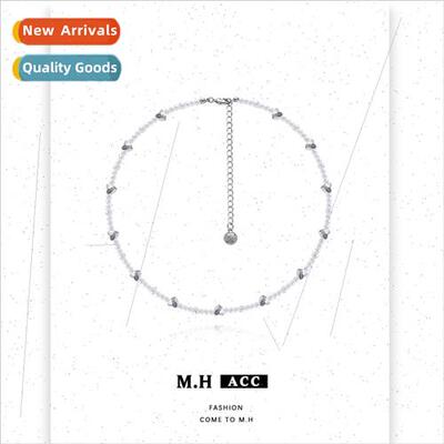 Love pearl necklace female simple gentle wind hundred matchi