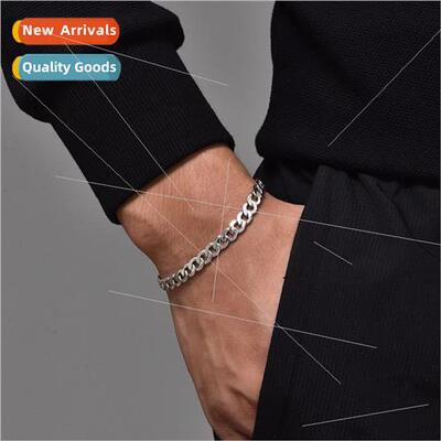 Vintage de Chain Bully Wind Bracelet Cuban Jewelry  Men mple