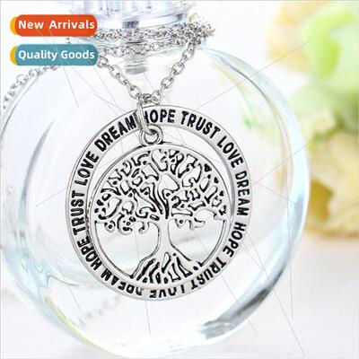 Europe Jewelry Hundred Tree fe Alphabet Double Loop Funky ng