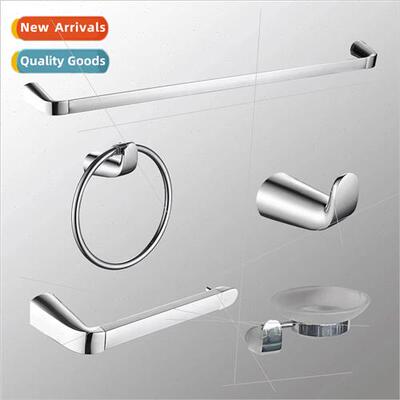 Electroplating single rod towel rack toilet towel bar bathro