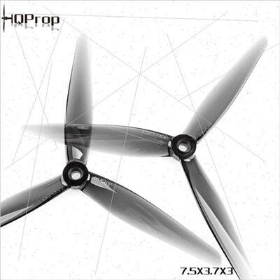 7.5X3.7X3 three-blade propeller 7.5 inch 5mm shaft traversin