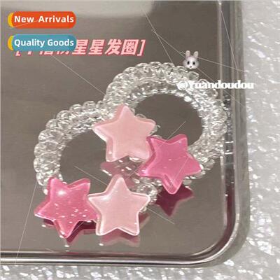 Dopamine pink star telephone wire hair bsmall leather bheadb