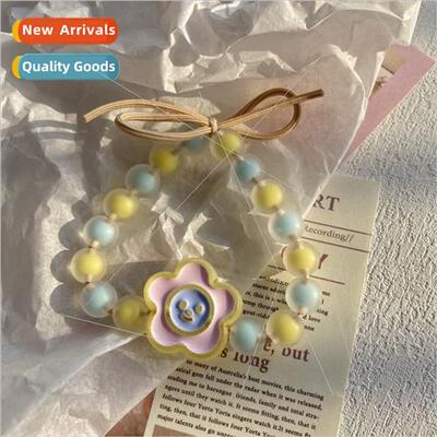 Cartoon fresh beads bear hair ring Korea fresh sweet bracele