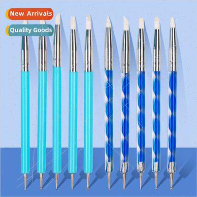 Double-ended licone Pen licone Nail Art Pen 5pcs indentation