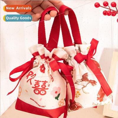 Creative handheld wedding candy bag cloth bag wedding specia