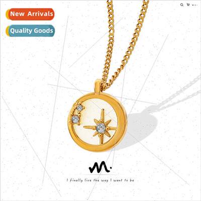 Summer ins simple octomom diamond texture necklace necklace