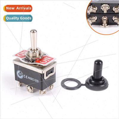 TUV CE 6-pin knob swch+waterprocap KN3C-203A Screwed foot ro