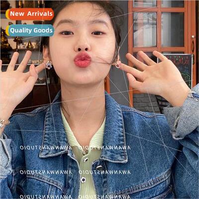 Sweet Cool Hottie Korea Minimalist Cool Asymmetrical Metal F