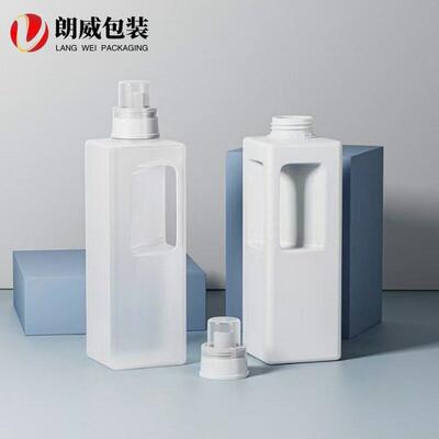 厂家PE塑料衣洗衣液子 1250ml顺柔剂RGK分日化内包材装洗护