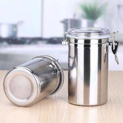 5 Inches Sealed Jar Coffee Bean Storage Container with Lid