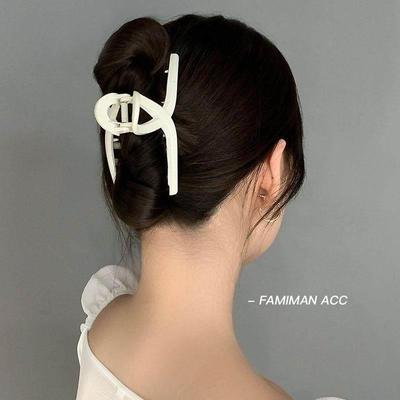 Feminine hairpin headwear Curling hair clip Shower hairpin