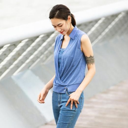 【柳哥严选】她翼夏季针织衫百搭简约运动短外套CH3201322527