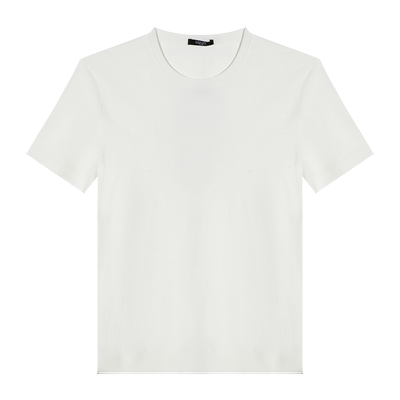 LIU·JOUOMO几何提花短袖T恤