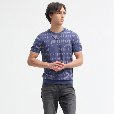 LIU·JO UOMO男士 春夏款休闲舒适圆领棉质套头短袖T恤上衣