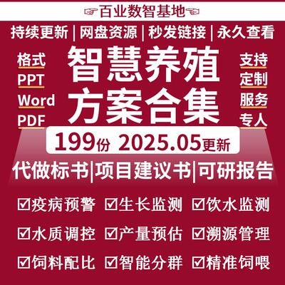智慧养殖养猪方案标书物联网数字化AIoT畜牧水产养殖智能监控平台