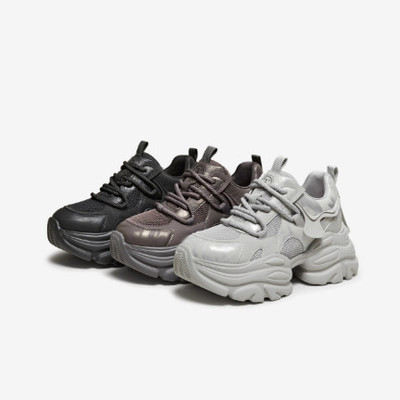 专柜正品他她2026春款女鞋加绒老爹鞋时尚增高厚底休闲鞋CY215AM6