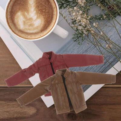 1/12 Motorcycle Jacket Cosplay Dolls Dress up Accessory