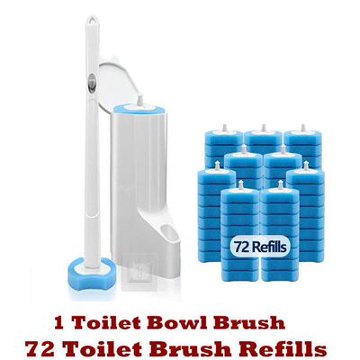 Disposable Toilet Bowl Brush Cleaning Bathroom