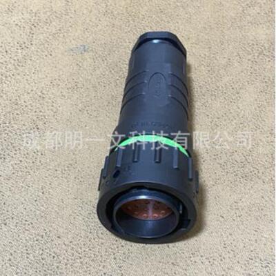 汽车连接器AHDPBS-18-SM01尾夹安费诺Amphenol黑色