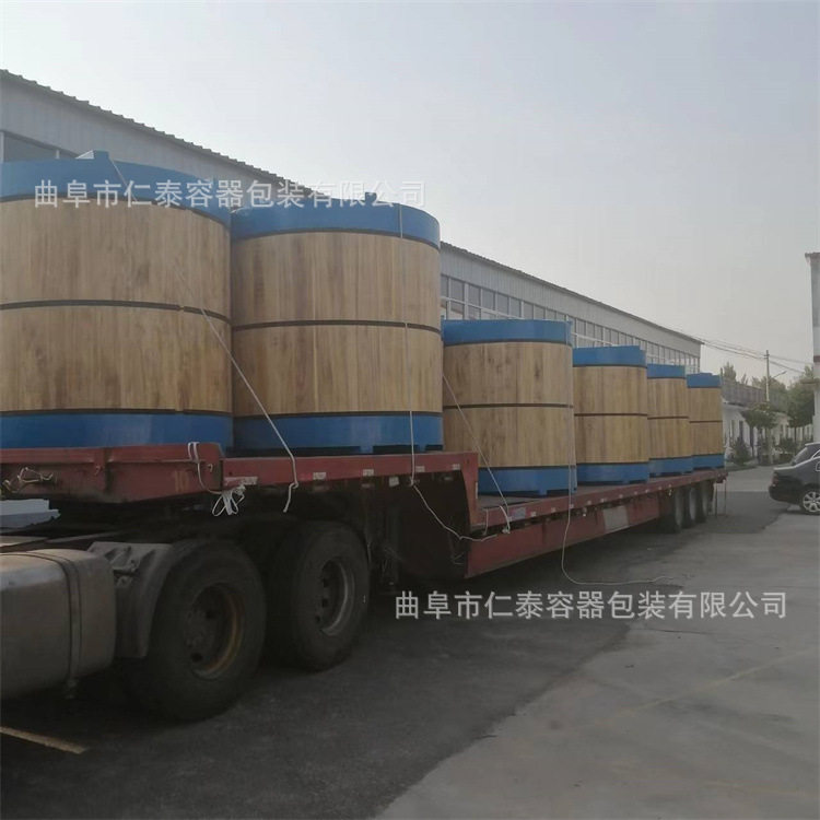 木质酒海裱糊酒桶包装桶厂家现货 酒水包装桶 酒水包装容器
