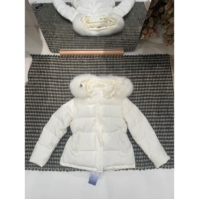 一善服饰95白鸭绒169g冬日战袍加厚收腰中长款绗缝保暖羽绒服外套