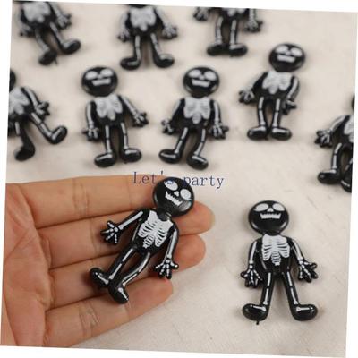 20Pcs Scary Halloween Stretchable Skull Skeleton Anti Stress