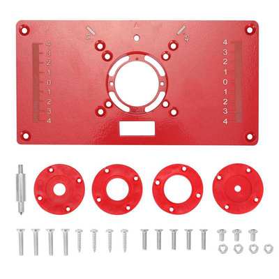 Router Table Insert Plate Benches Aluminium Wood Router