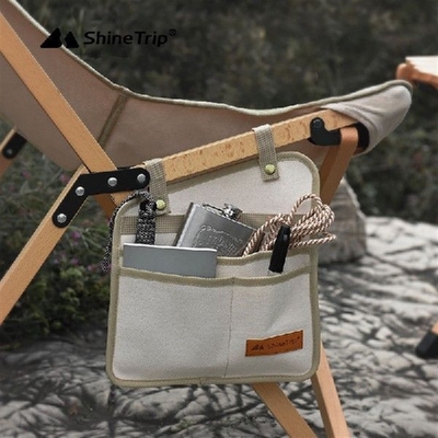 Outdoor camping chair armrest bag butterfly chair side bag