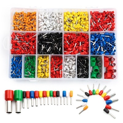 2120Pcs Copper Electric Wire Crimp Connectors Set Insulated