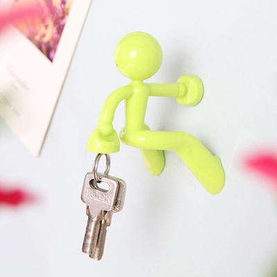 1Pc Small Human Fridge Magnet Creative Magnets Keys Rack Hol