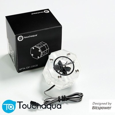Bitspower  Octagon Water Flow Indicator +5V 3PIN DRGB G1/4 F
