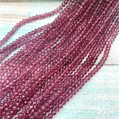 40 colors available 1strand 2X3mm/3X4mm/4X6mm crystal rondel