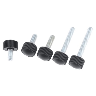 5PCS M4 M5 M6 Knurled Nylon Round Plastic Head Handle Thumb