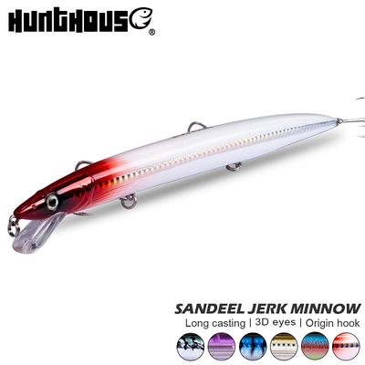 Hunthouse fishing minnow lure savage gear sandeel jerk minn
