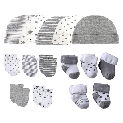 Newborn Hat+Gloves+Socks Set For Baby B