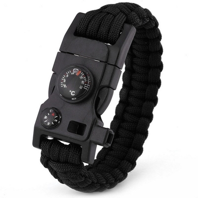 15 In 1 Paracord Survival Bracelet Multi-Function Military E