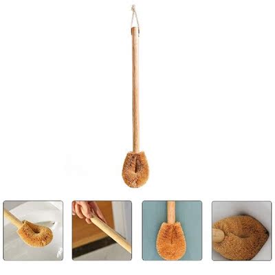 1Pc Long Handle Toilet Brush Pedestal Pan Cleaning Brush