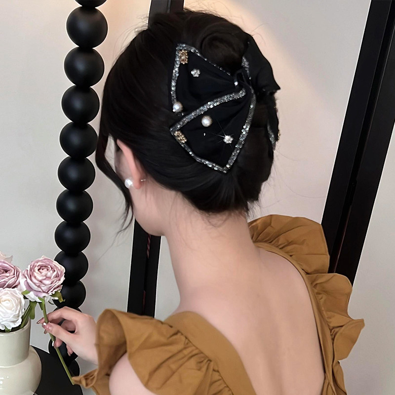 精致赫本风抓夹女高级感2026新款大号发量多发夹女后脑勺夹子头饰