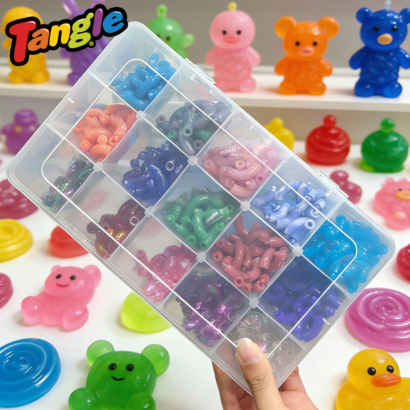 官方正版Tangle扭扭乐一节补充装解压玩具ADHD专注力训练手指玩具