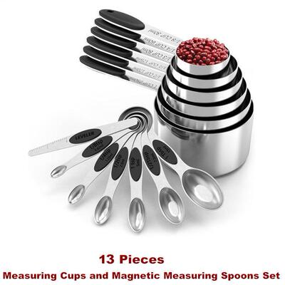 Measuring Cups Magnetic Measuring Spoons Set Baking Cooking