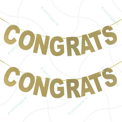 速卖通亚马逊闪粉CONGRATS 祝贺毕业拉花 欢迎毕业学生跨境