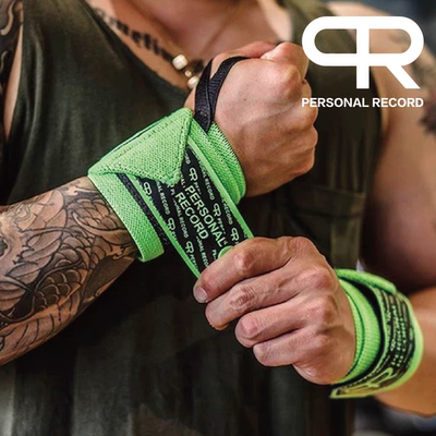 PR轮子哥迷彩美式加压护腕专业健身举重男卧推护具力量举支撑护肘