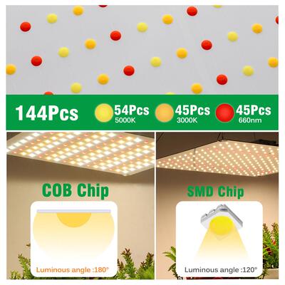 光l补e光dgrowlight量子板植物生长灯调光PHU全谱植物灯室内大棚