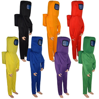 太空狼人杀cosplay宇航服装儿童游戏角色扮演amongus万圣节衣服